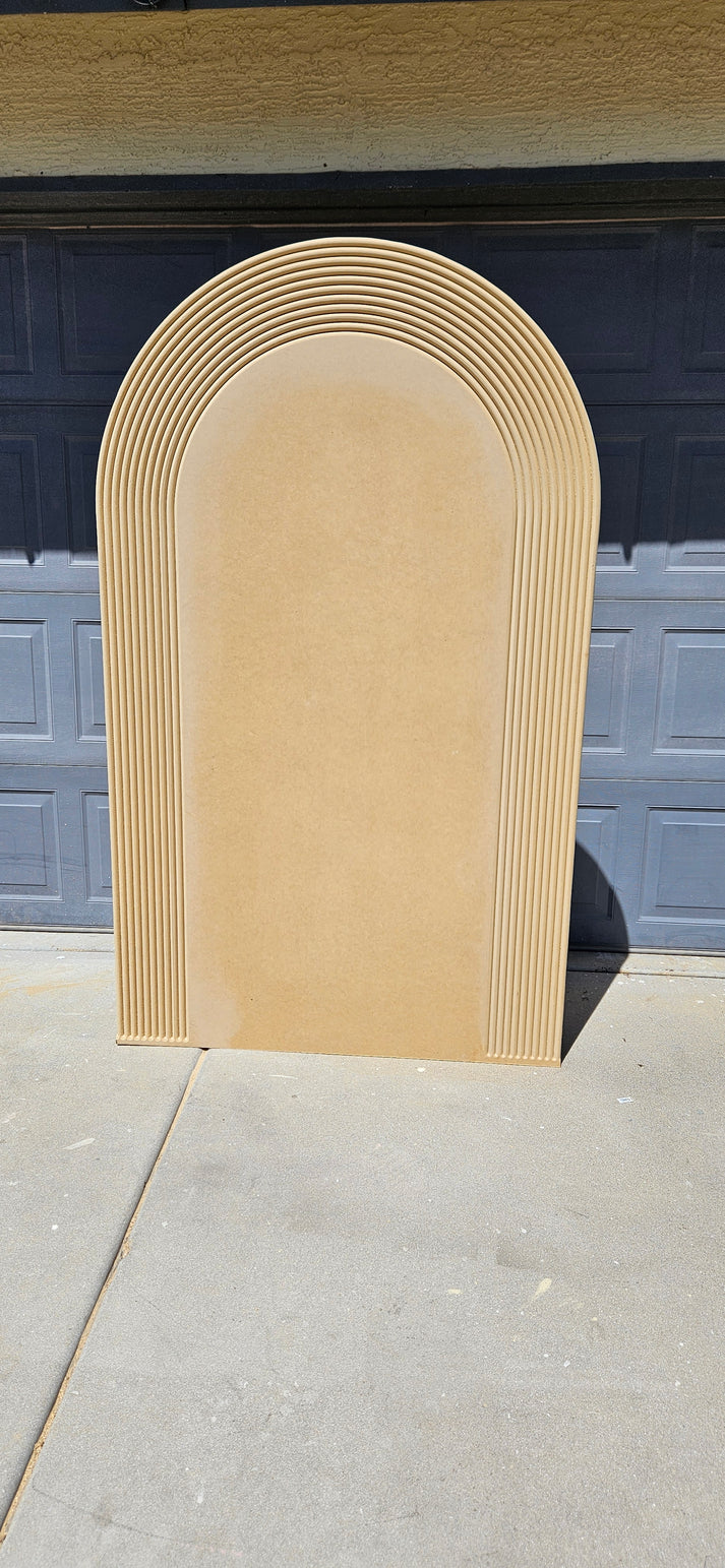 Backdrop - 3D ripple panel MDF border – CC_eventpropdesign